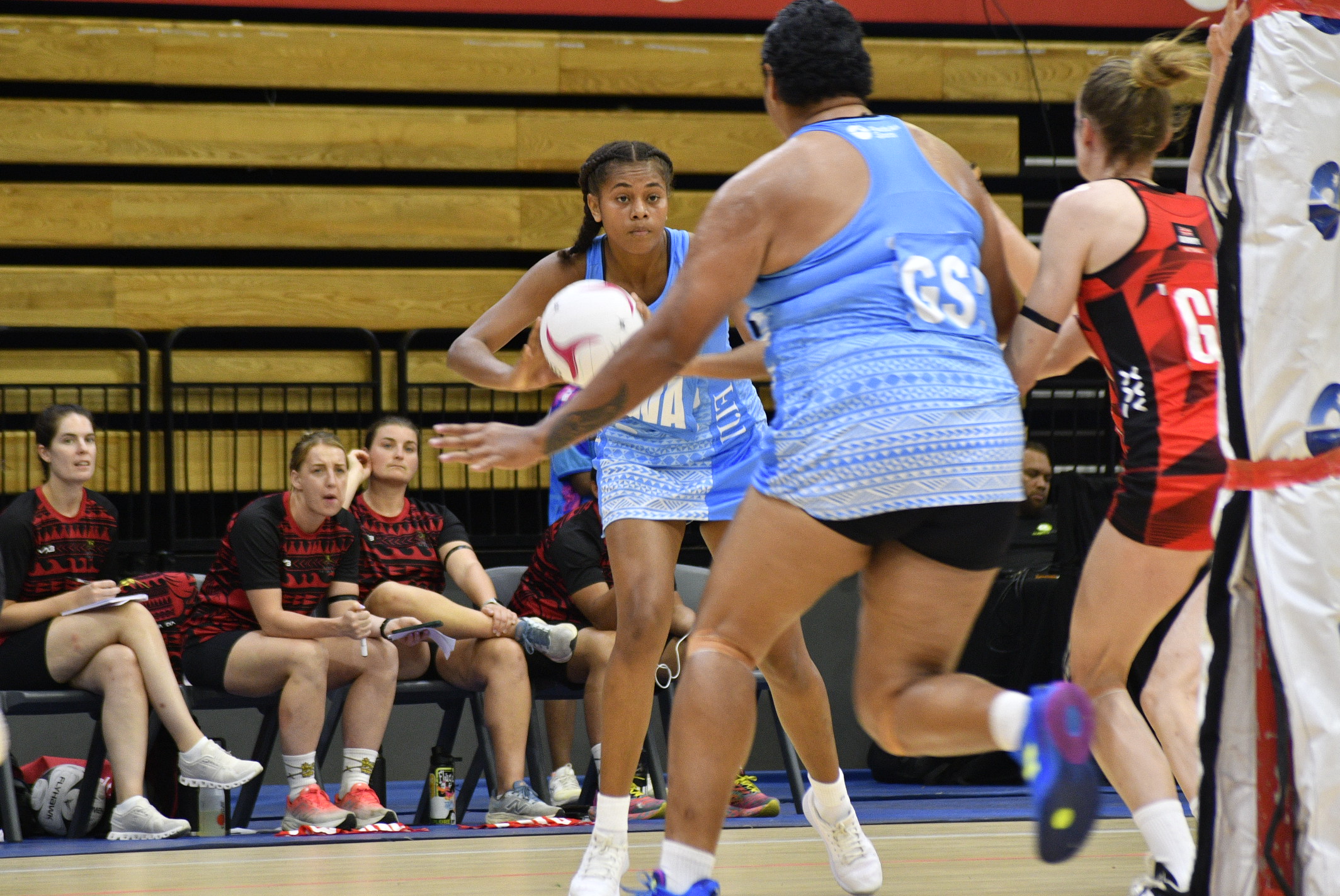British Army Netball Friendly match test Pearls squad - Netball Fiji